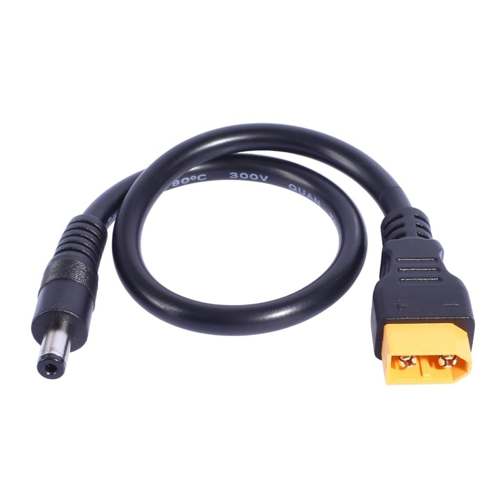 XT60 Male to 5.5x2.1mm/5.5x2.5mm Power Cable for Remote Toys Energy ...