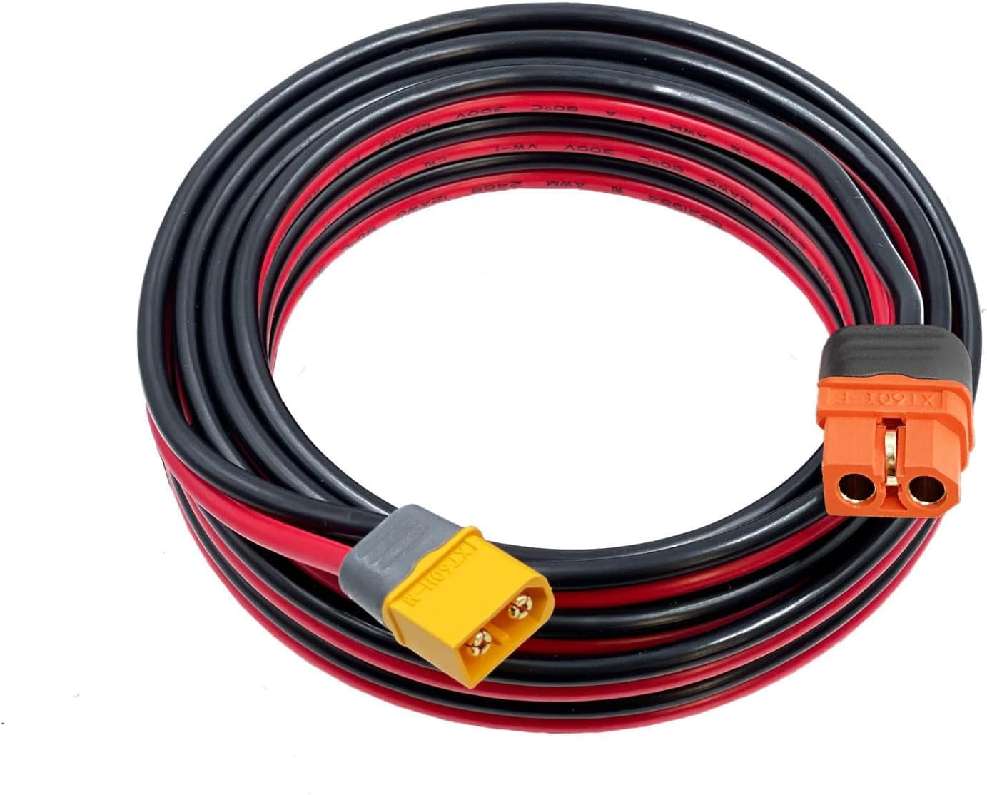 XT60 Male to Female Cable - 10AWG Solar Charging Cable Extension for ...