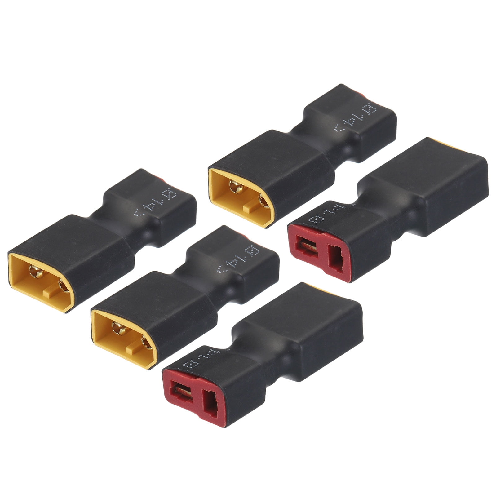 XT60 Male to T-Plug Female Connector Adapter RC, RC LiPo Battery Converter 5pcs - Walmart.com