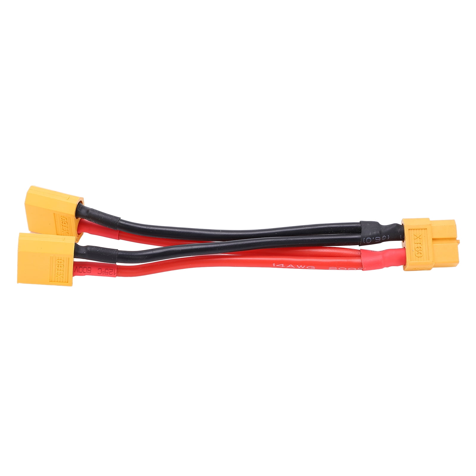 XT60 Parallel Battery Connector Cable Dual Extension Y Splitter 1 ...