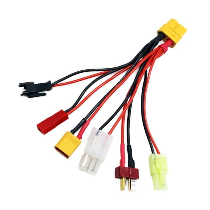 XT60 Parallel Connector Cable 6 Ports High Current 30A For Drone RC ...