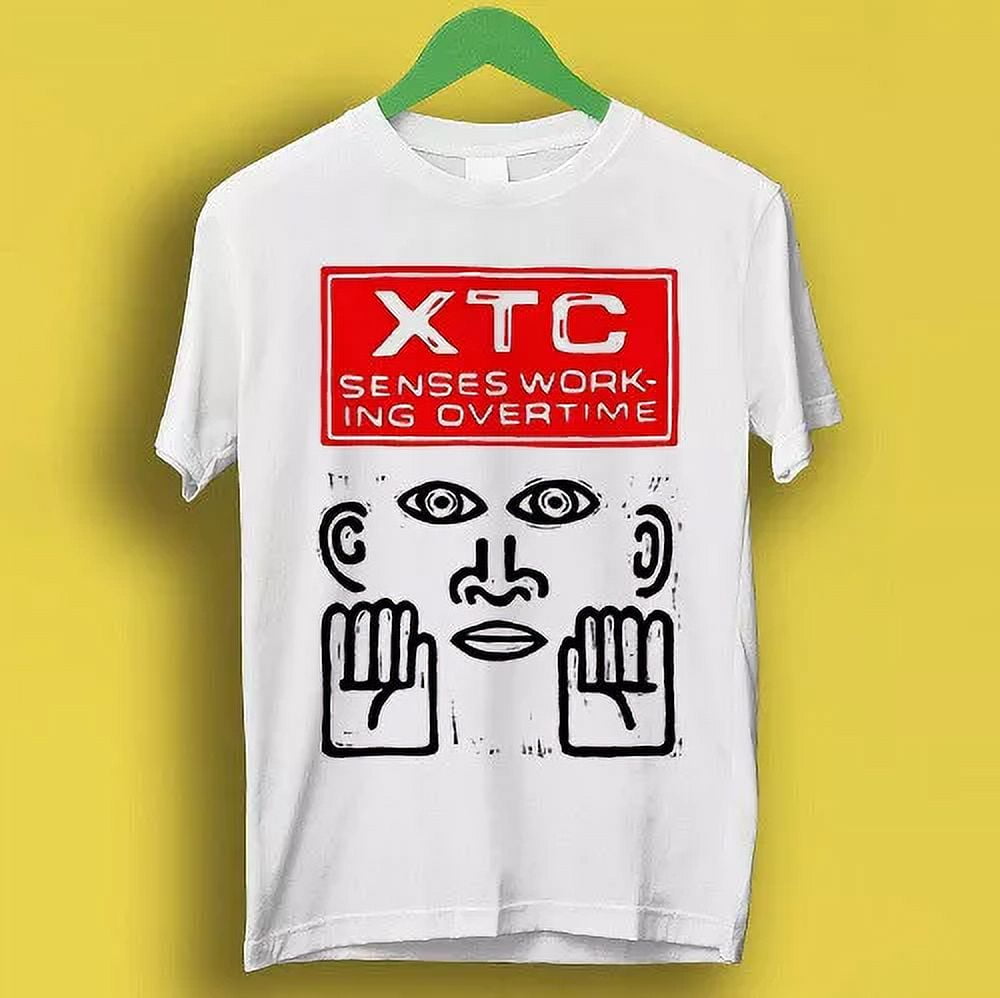XTC Senses Working Overtime New Wave Rock Music Retro Cool Top Tee T ...