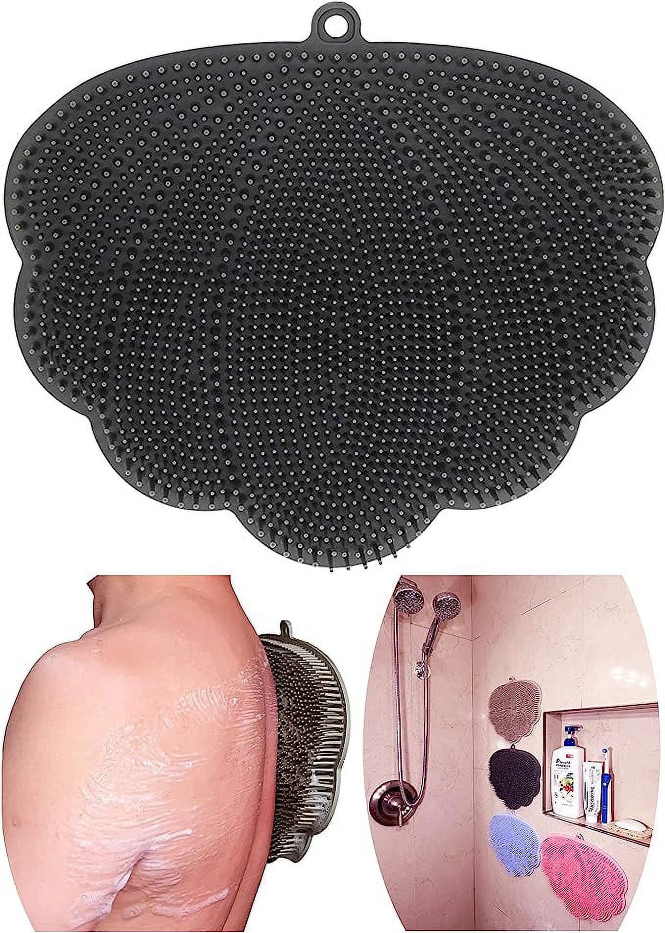 XTEILC Back Scrubber Hands-Free for Shower. Easy to Clean Big Flat ...