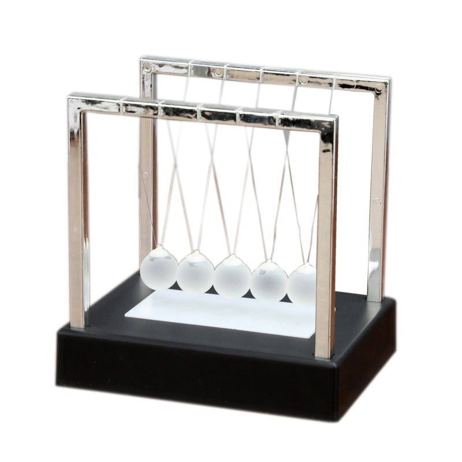 XTEILC Newton Cradle Balance Ball Led Swinging Physics Science Pendulum ...
