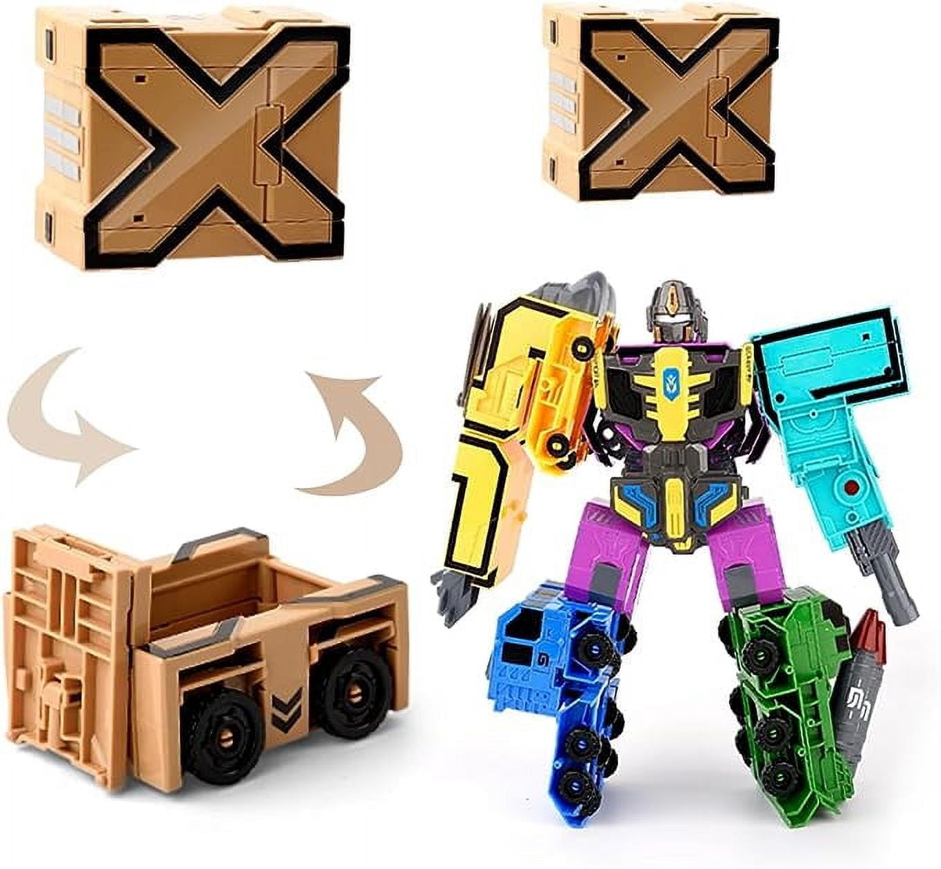 XTEILC Number Bots Math Toys for Kids, Number Robots Transforming ...
