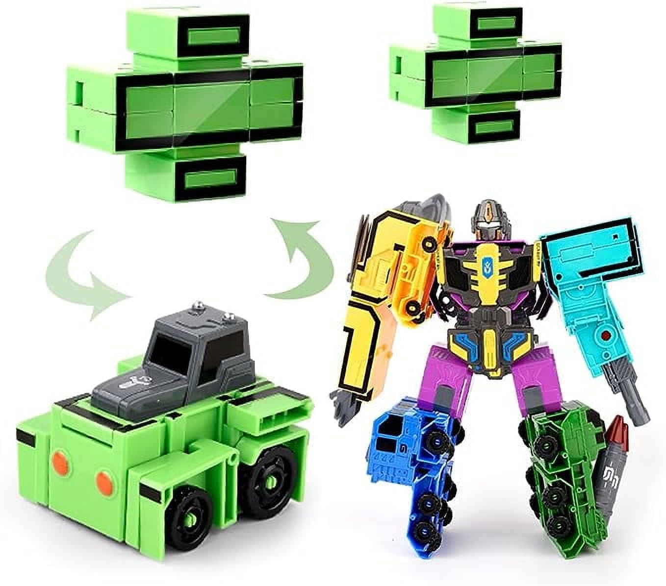 XTEILC Number Bots Math Toys for Kids, Number Robots Transforming ...