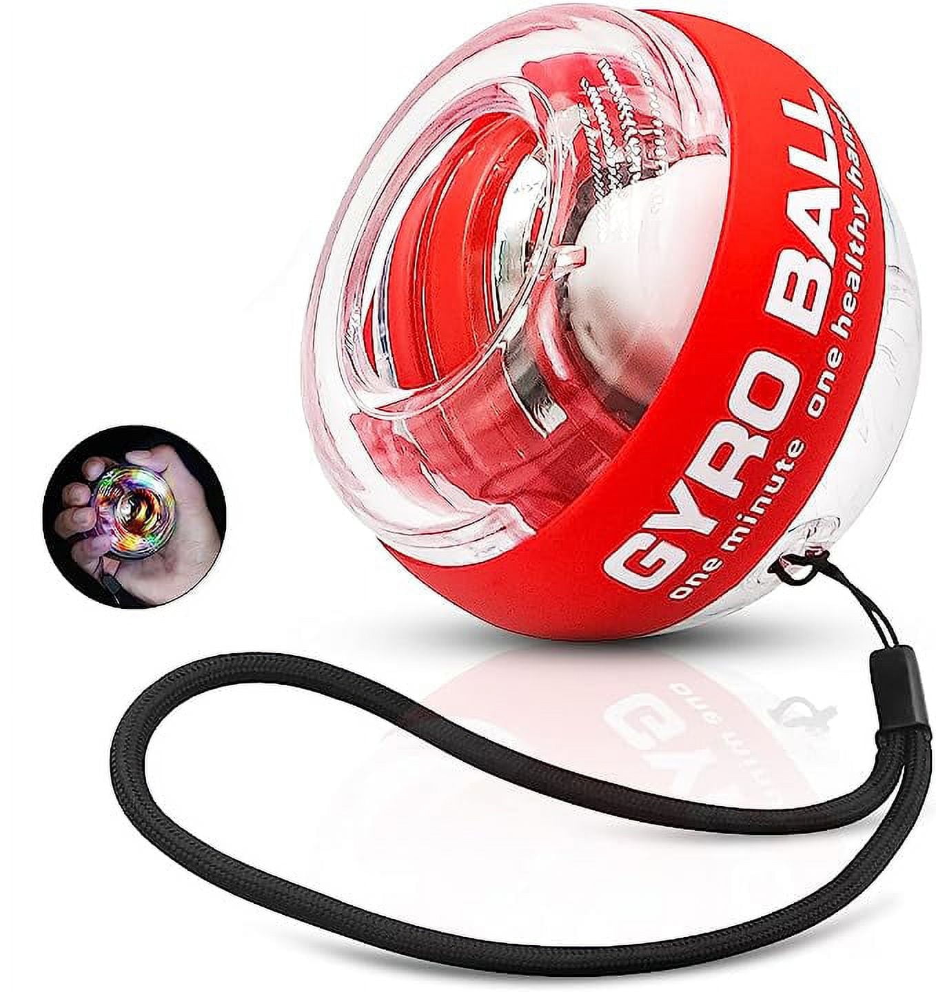XTEILC Wrist Trainer Ball Auto-Start Wrist Strengthener Gyroscopic ...