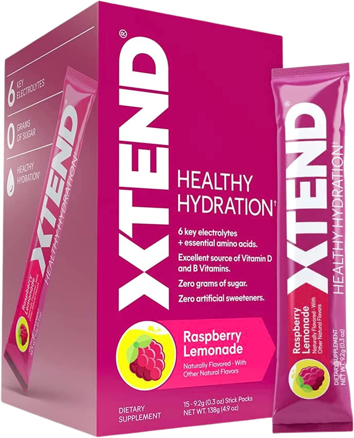 XTEND Healthy Hydration | Superior Hydration Powder Packets ...
