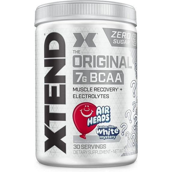 Xtend Original BCAA Powder, 7g BCAA, Sugar-Free, Muscle Recovery Drink, 14.8 oz, 30 Servings ...