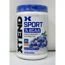 XTEND Original BCAA Powder + Blue Raspberry Ice + Muscle Recovery ...