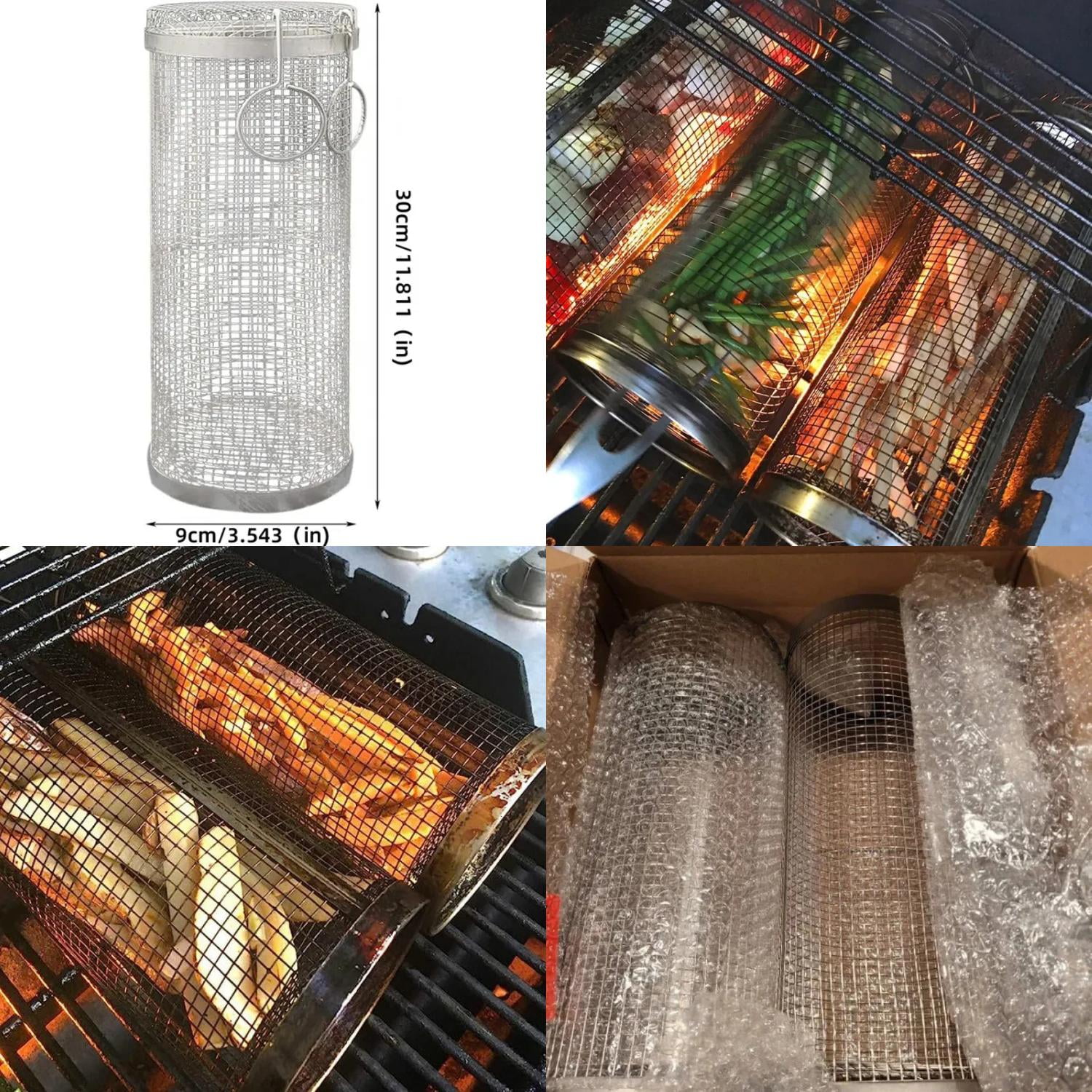 XTEURHD 20cm/30cm Stainless Barbecue Rack Cooking Grill Grate Outdoor ...