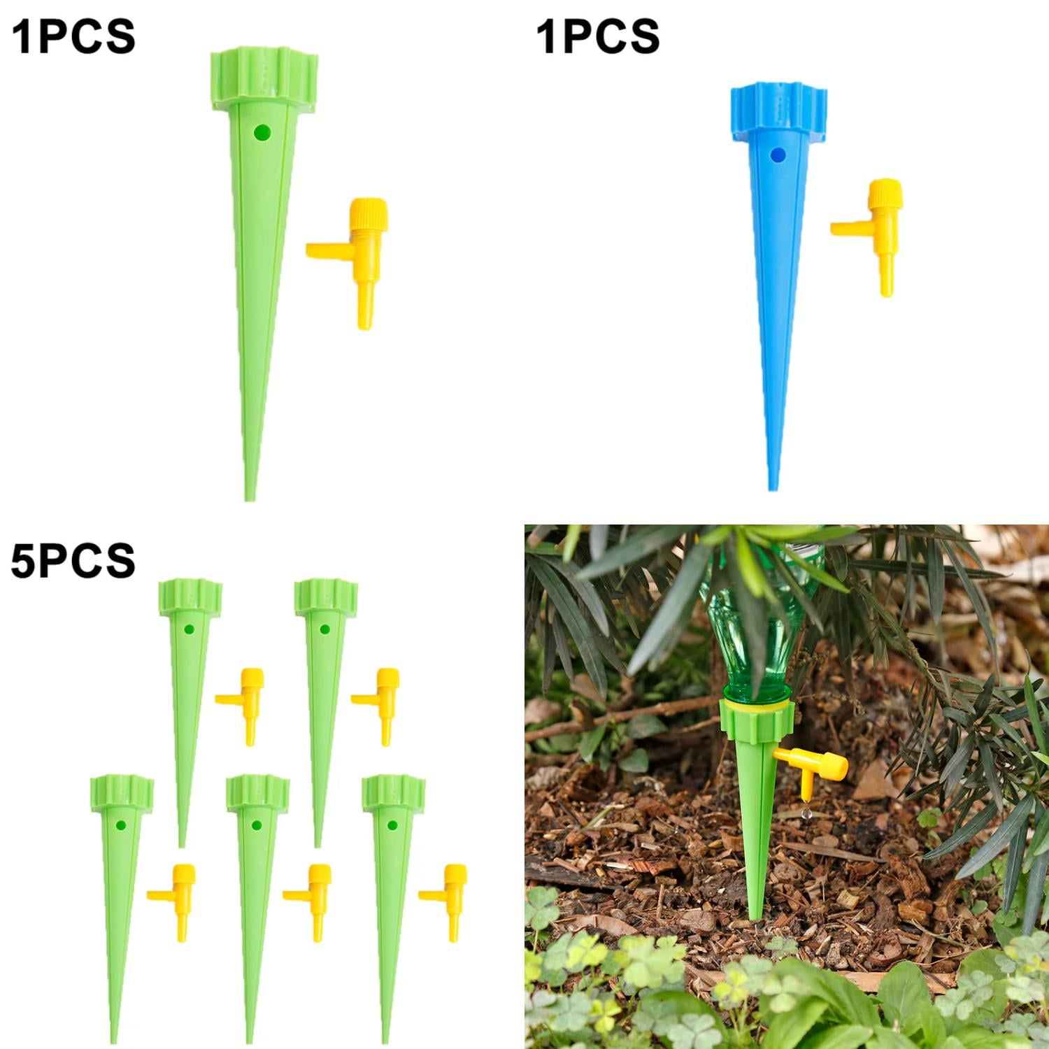 XTEURHD 5/1Pcs Automatic Watering Irrigation Spike Plant Flower Pot ...