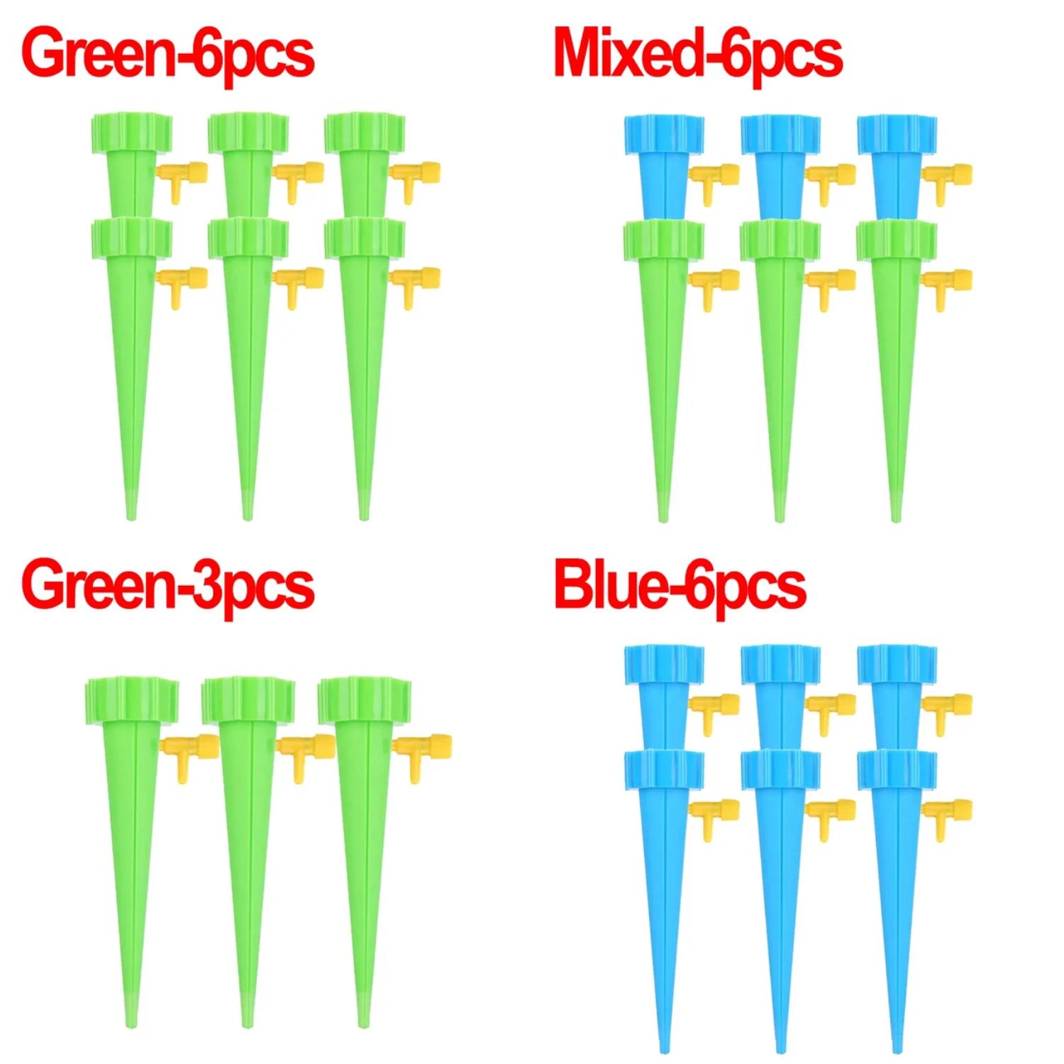 XTEURHD Self-Watering Spikes Kit Plant Automatic Drip Irrigation System ...