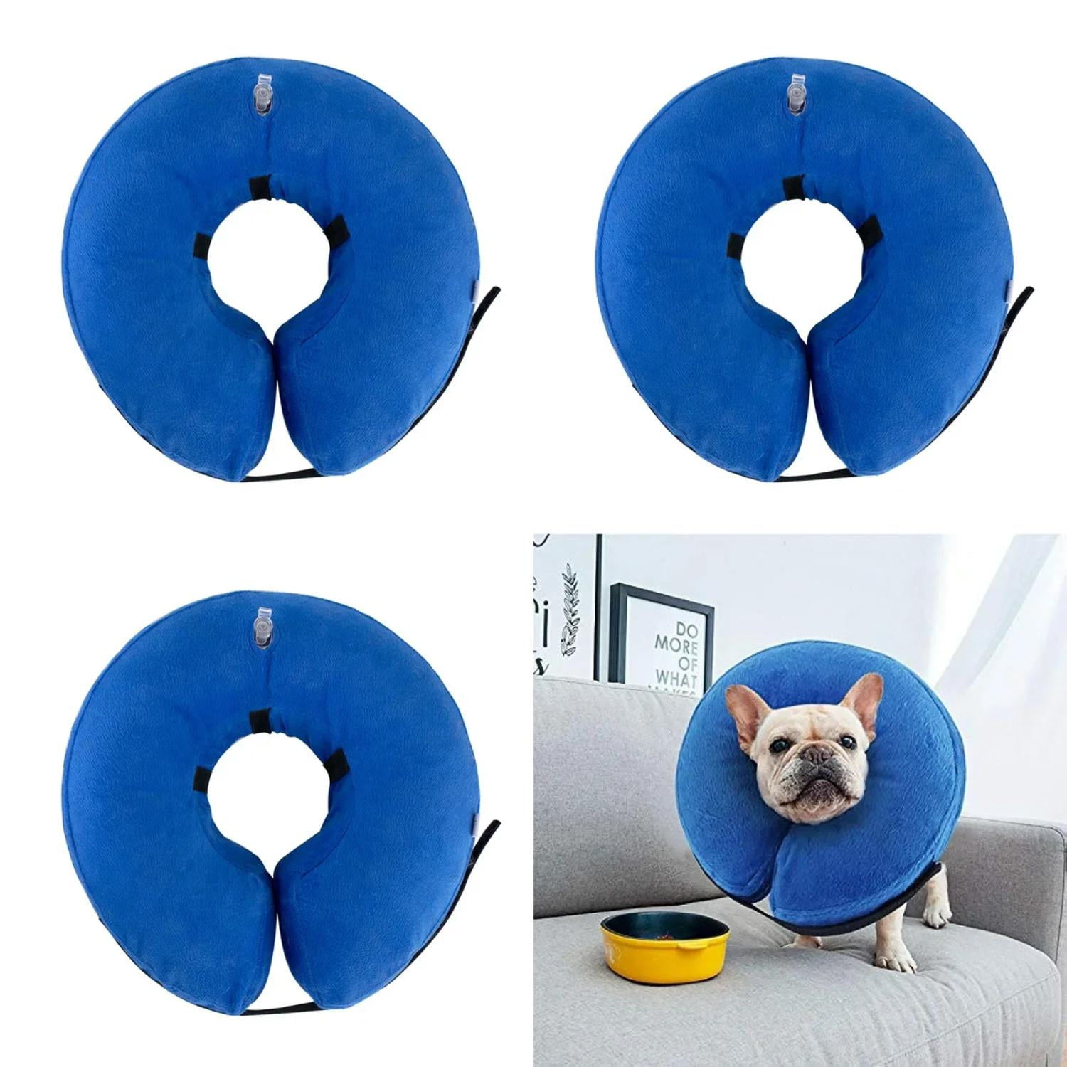 XTEURHD Soft Adjustable Inflatable Pet Recovery Cone - Comfortable ...