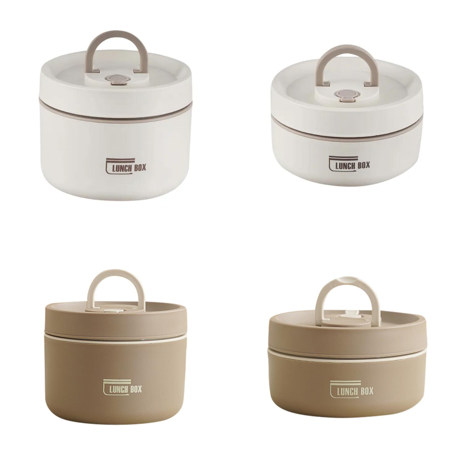 XTEURHD Stainless Steel Vacuum Thermal Lunch Box Insulated Lunch Bag ...