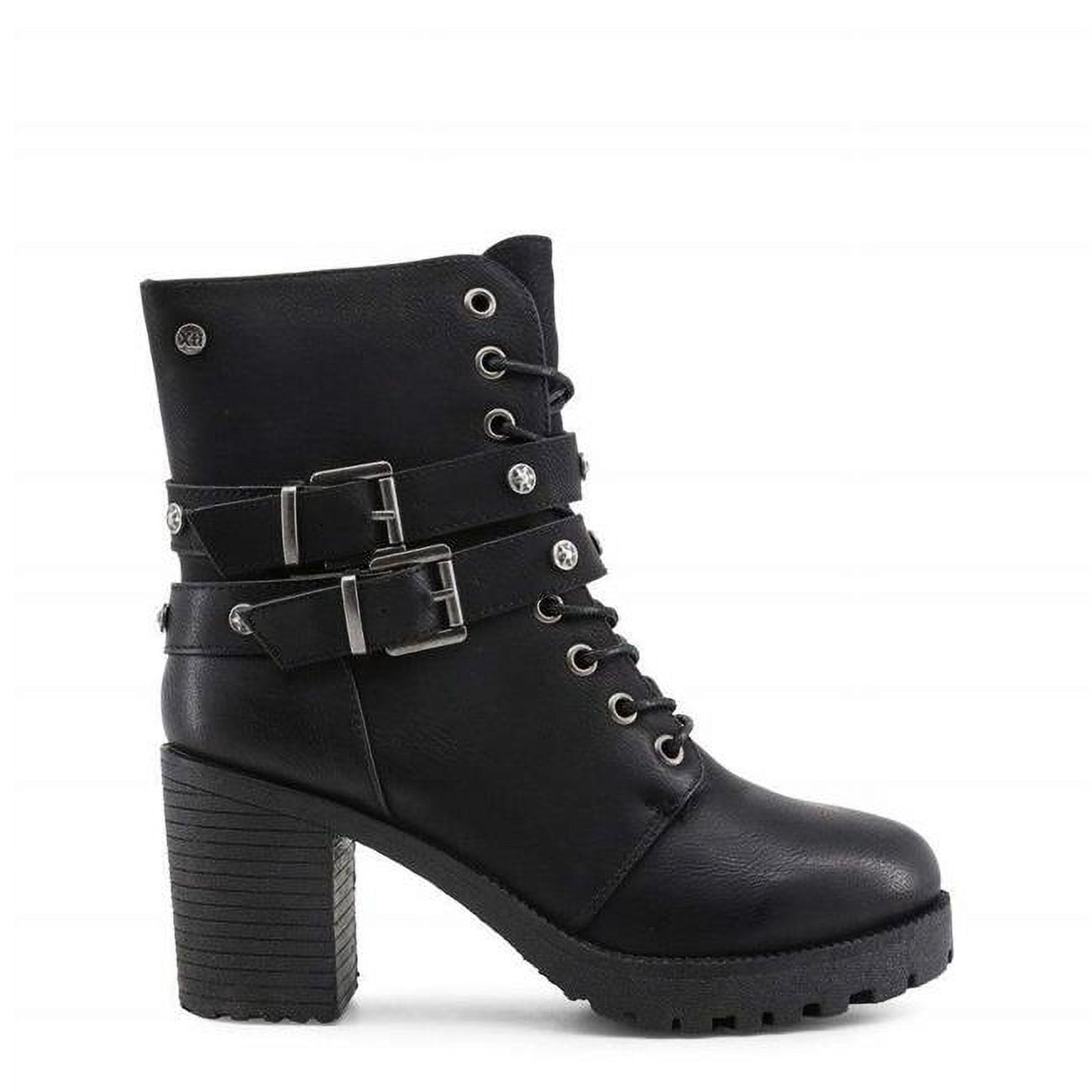 XTI 33858-BLACK-Black-40 Womens Fall & Winter Ankle Boot, Black - Size ...
