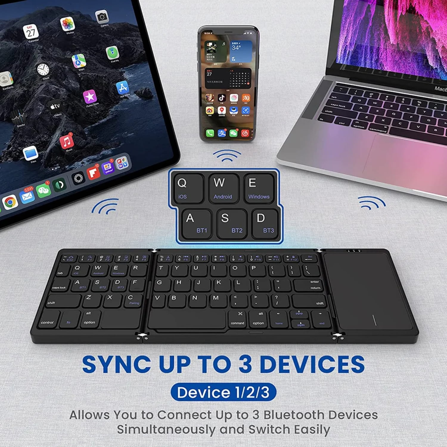 XTLHSM Foldable Efficient and Portable Missgoal Wireless Bluetooth ...