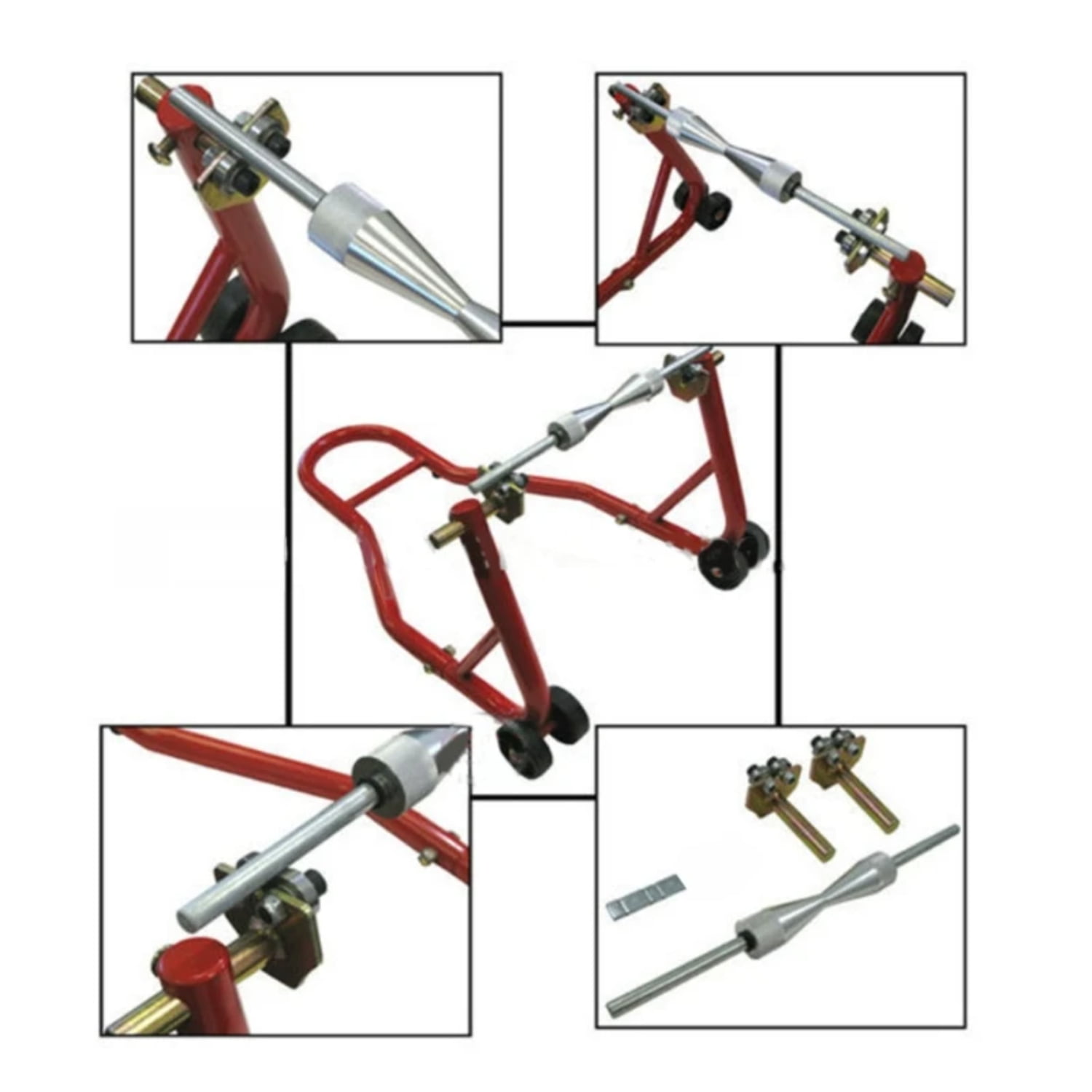 XTLHSM Motorcycle Bike Tire Wheel Balancer - Premium Rim Truing Stand ...