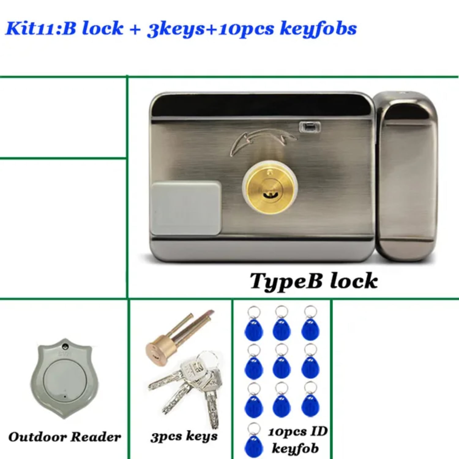 XTLHSM Optional 12V eWelinK Phone Remote Control Wifi Unlock Auto-Lock ...