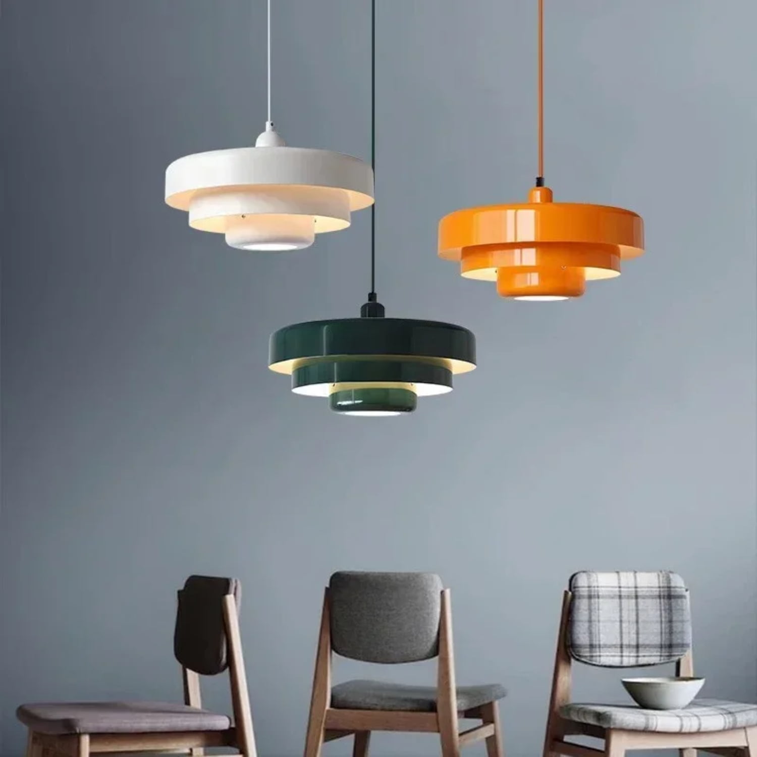 XTLHSM Stylish Nordic Macaron LED Pendant Light for Restaurants and ...