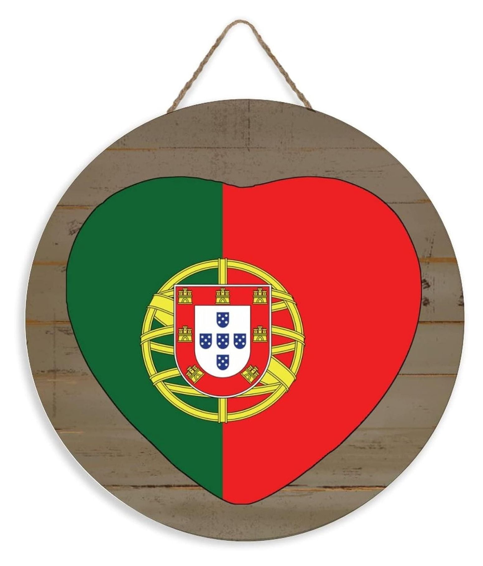 XTLHXJHLCW Portugal Flag Welcome Sign Portugal Front Door Classic Decor ...