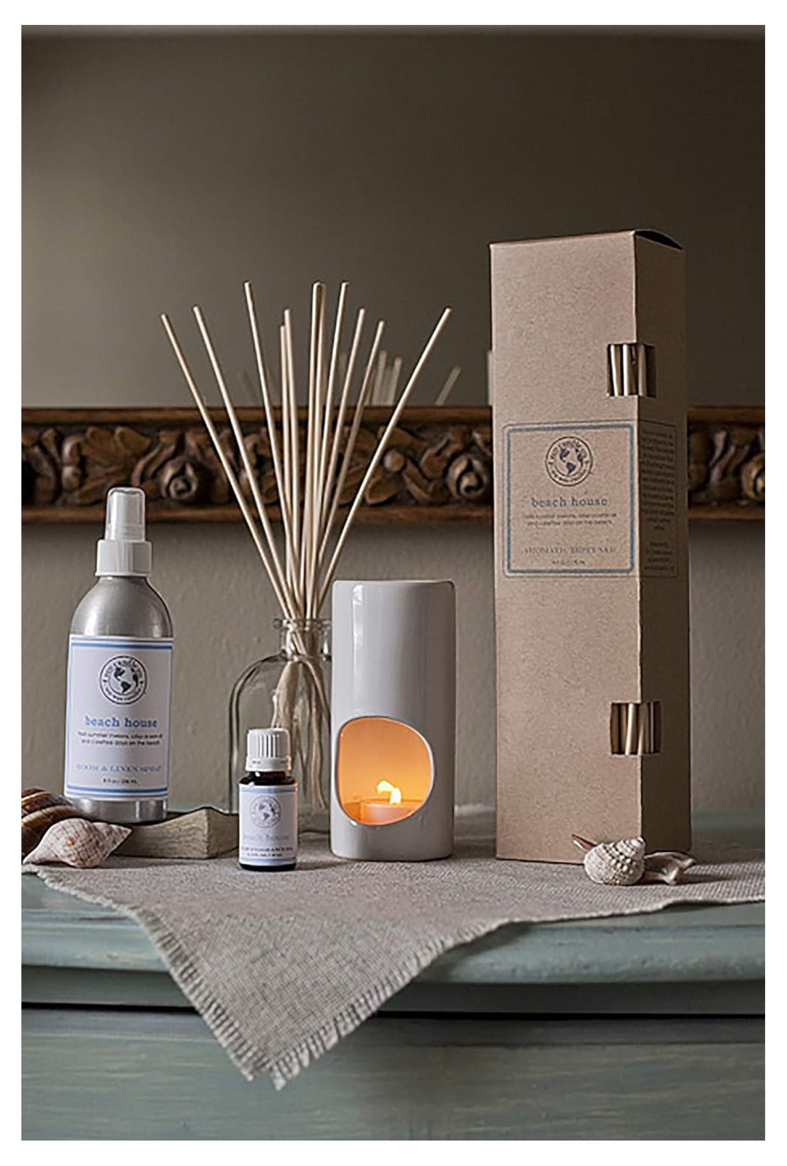 XTLHXJHLCW Room & Linen Spray, Precious Woods, 8 oz. - Scents of Smoked ...