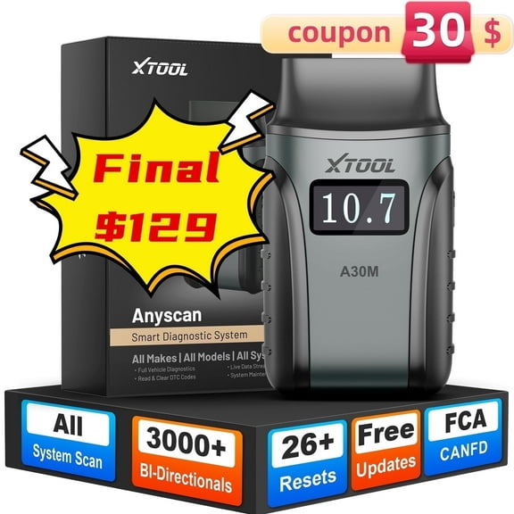 TOPDON TopScan OBD2 Scanner Bluetooth, Bi-Directional Diagnostic Tool ...