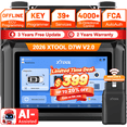 XTOOL D7W Bidirectional Scan Tool Bluetooth OBD2 Scanner Diagnostic ...
