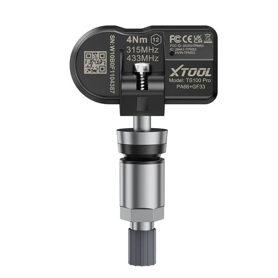 XTOOL TS100 PRO TPMS Sensor, 315MHz/433MHz TPMS Tire Pressure ...
