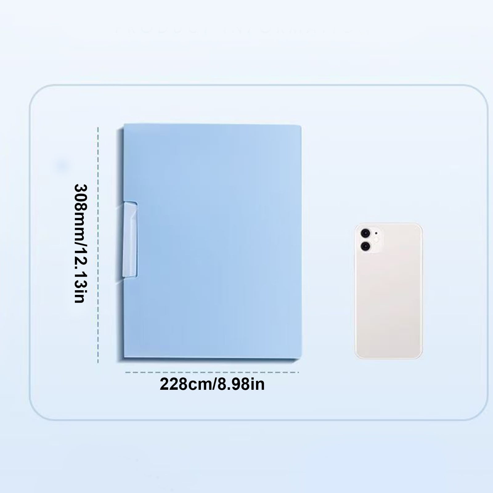 XTORKIT 5Pcs Clear File Sleeve with Rotating Clamp Presentation Folder ...