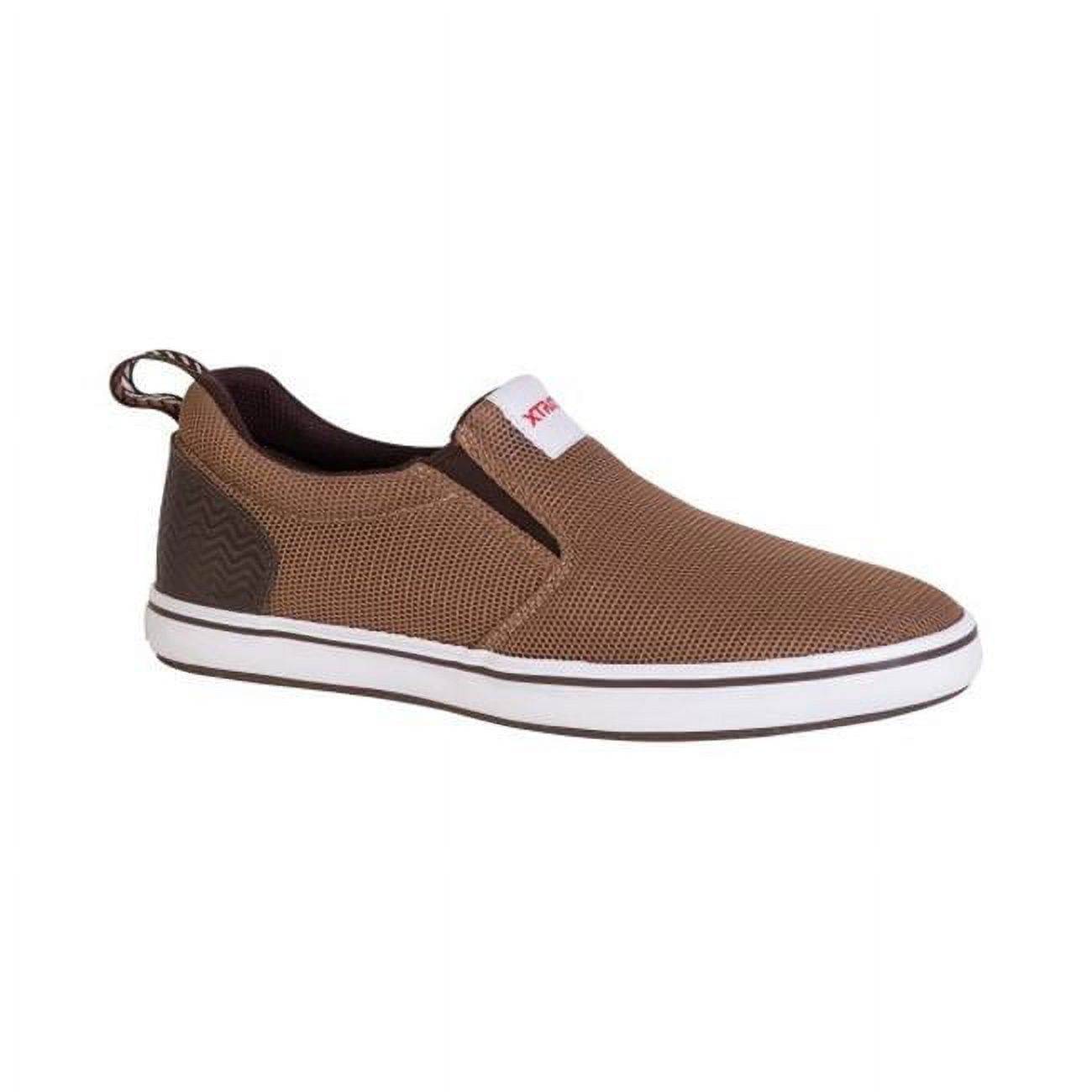XTRATUF Men's Sharkbyte Airmesh Brown Slip-On Deck Shoes XSAM-900 ...
