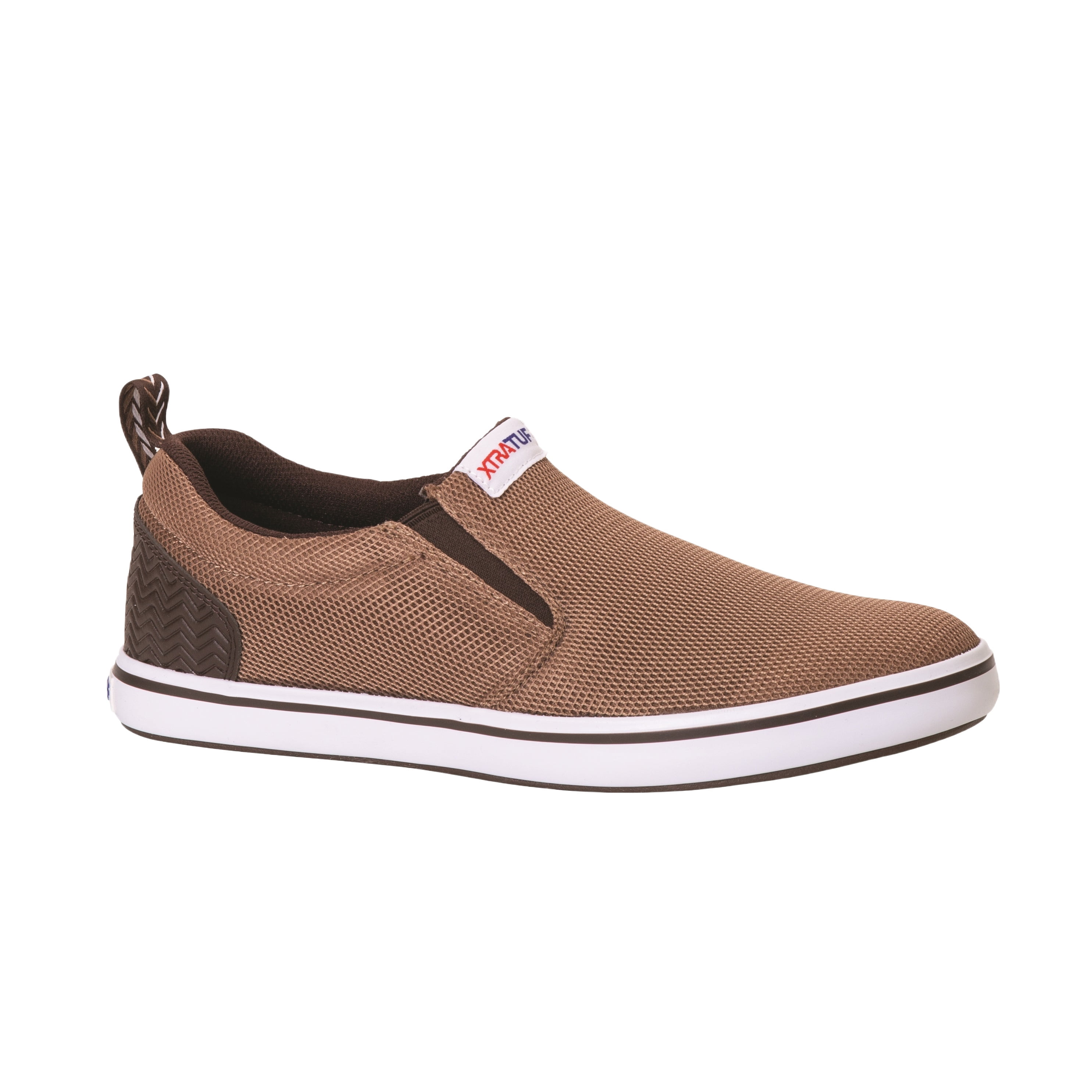 XTRATUF Men's Sharkbyte Airmesh Brown Slip-On Deck Shoes XSAM-900 ...