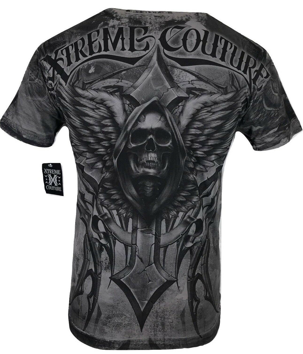 XTREME COUTURE by AFFLICTION Men T-Shirt LAST SCREAM Tattoo Biker MMA ...