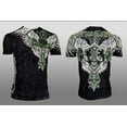 XTREME COUTURE by AFFLICTION Men's T-Shirt LONG VIEW Biker WINGS MMA ...