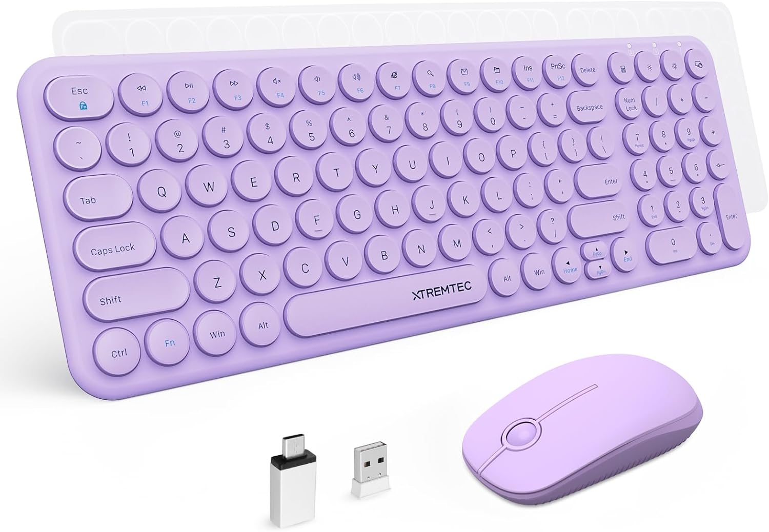 XTREMTEC Wireless Keyboard and Mouse Combo, 2.4G USB Slim Quiet Low ...