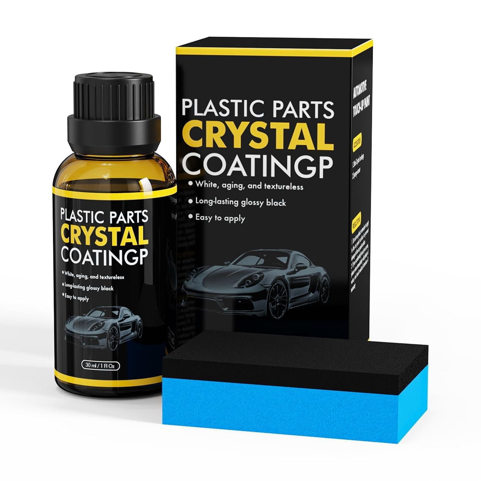 XTryfun Plastic Restorer for KEF16 Cars, Ceramic Coating Black Trim ...