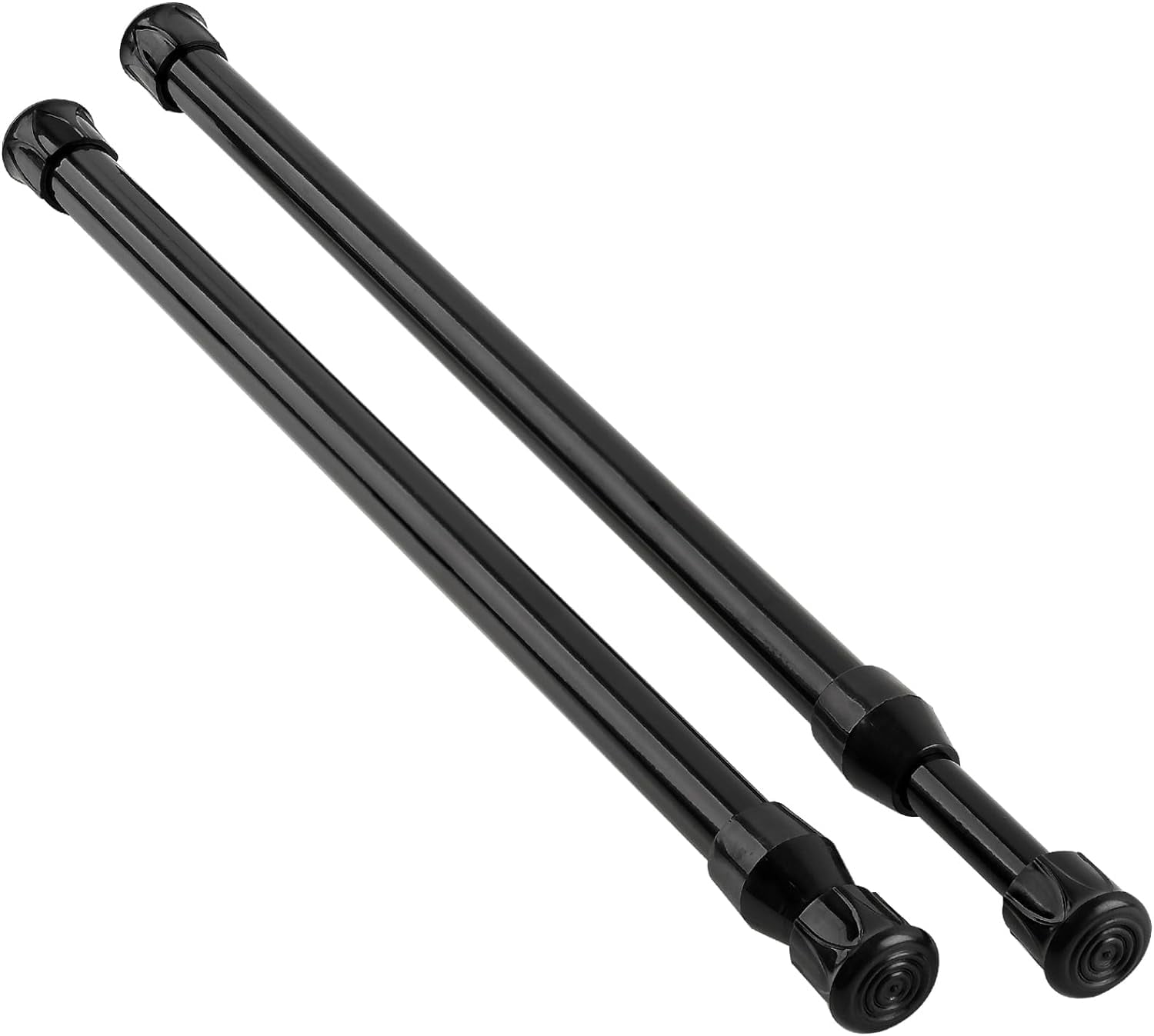 XUANCO-2 Pack Small Spring Tension Curtain Rod 12 to 20 Inch, Thin ...