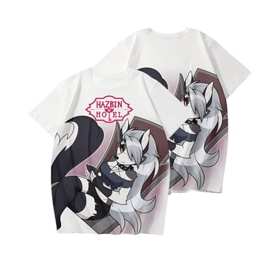XUANXIAOJIANG Hazbin Hotel Alastor T-shirt Unisex Cotton Short Sleeved ...