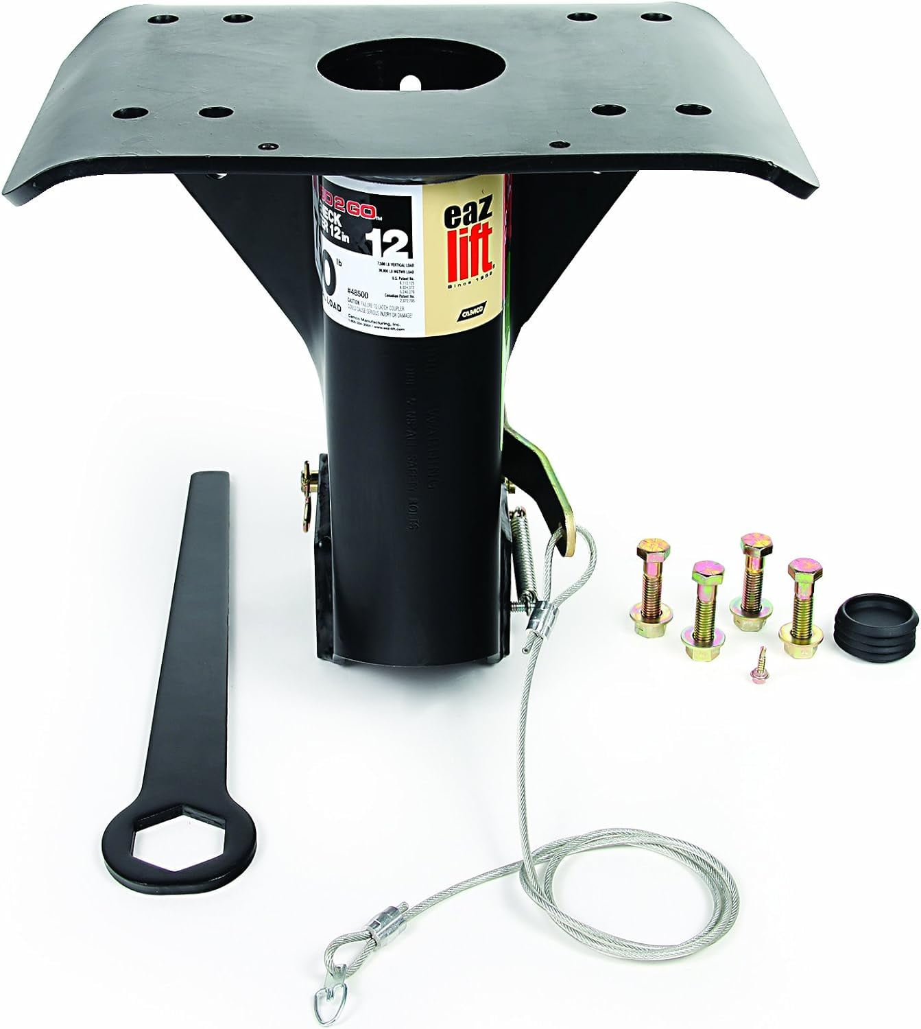 XUCHENG 12-inch Gooseneck Adapter | Converts Fifth Wheel Trailers to ...
