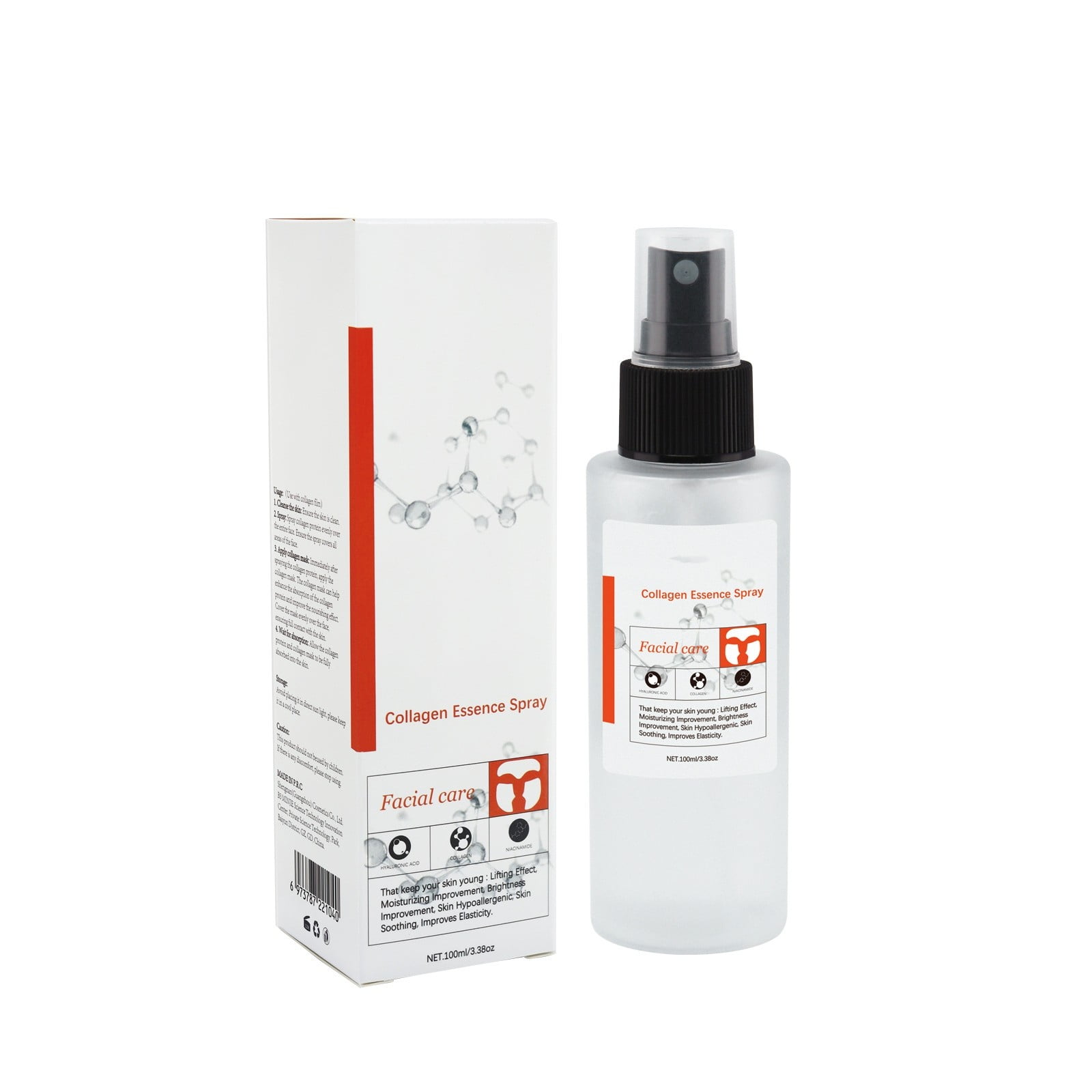 XUDUAN Collagen Spray Moisturizing Soothing Refreshing Moisturizing ...