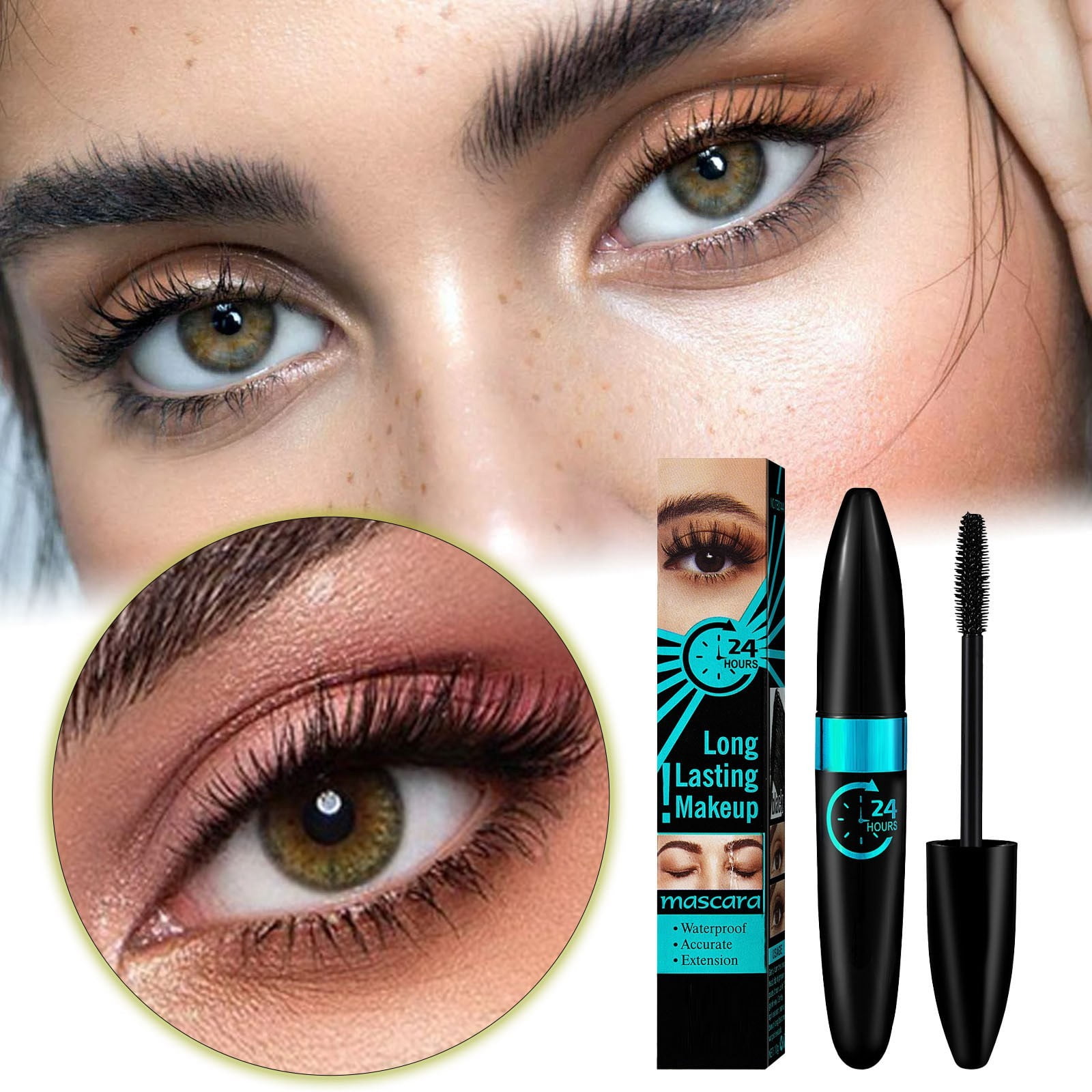 XUDUAN No Smudging Long Thick Curled Eyelashes to Shape Lengthening ...