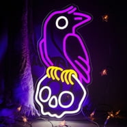 Waving Skeleton Led Neon Sign, Skull Neon Sign, Skull Led Light ...