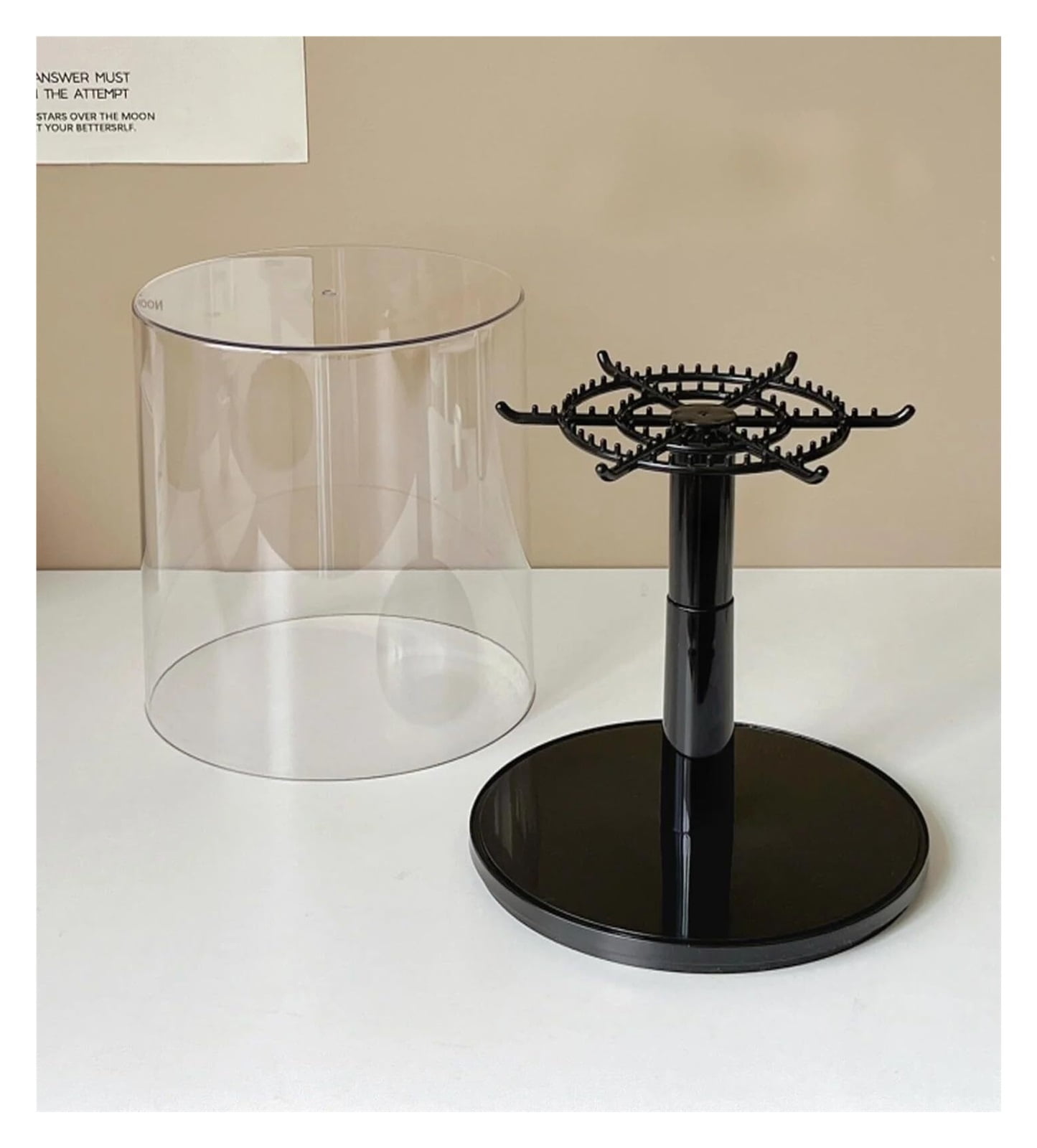 XUDane Rotating transparent display box, suitable for stuffed animal ...
