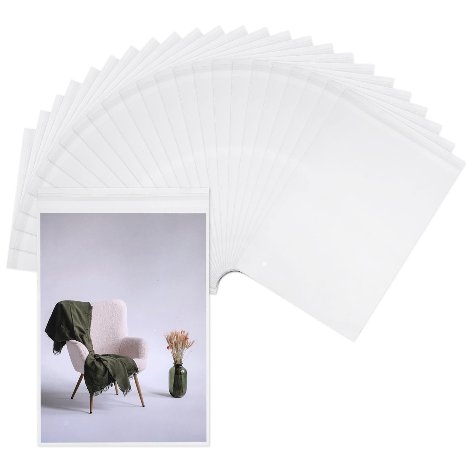 XUDane Transparent, resealable cell bag Plastic polyethylene bag, self ...