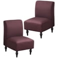 XUELC Armless Decorative Chair Covers Sofa Covers Stretch Cushion Chair ...