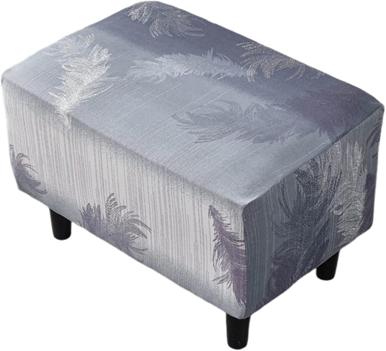 XUELC Stretch Ottoman Cover - Universal Fit Rectangle Footrest Cover ...