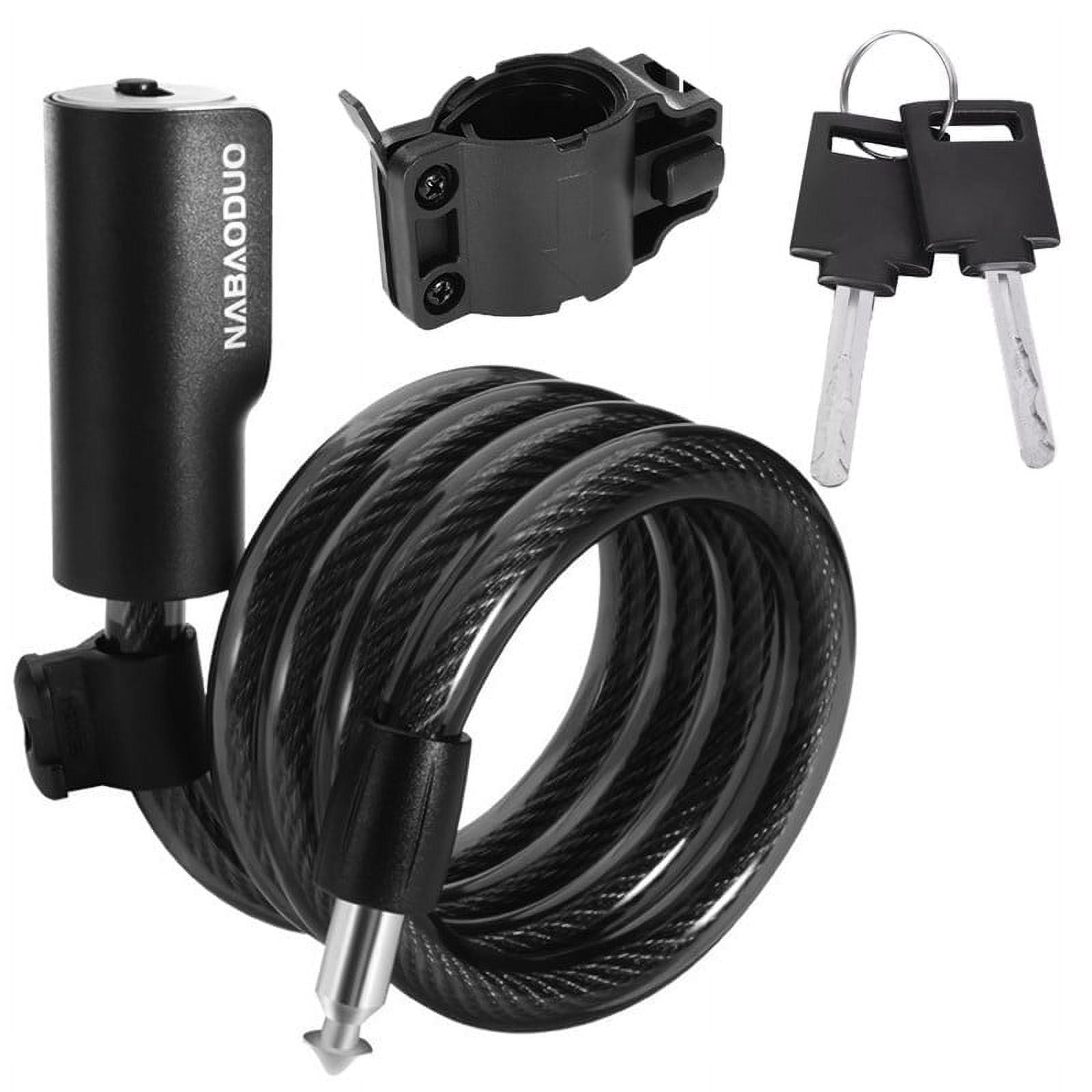 XUELIYUN 3.93ft Bike Lock Cable with Combination & Key for Kayaks Bikes ...