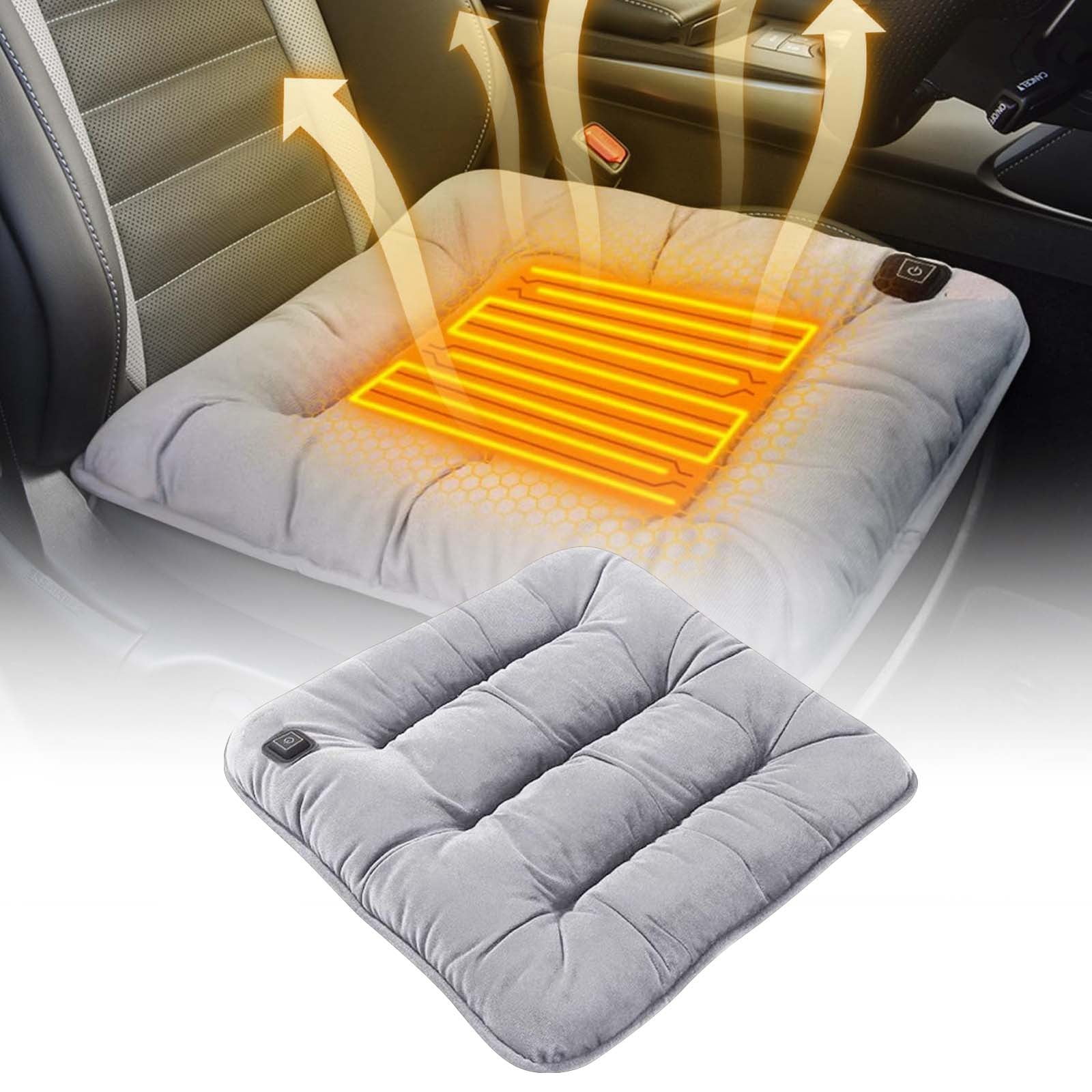 XUEPEARIY Car Heating Cushion Winter Seat Cushion Intelligent ...