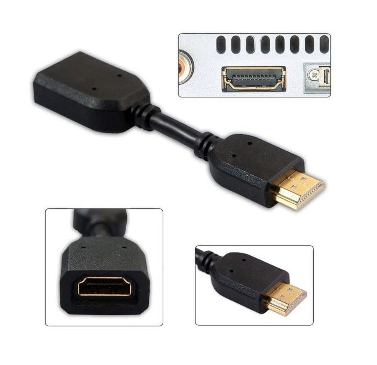 XUEPEARIY HDMI Extension Cable 4K HDMI Extension Cable 11cm Male to ...