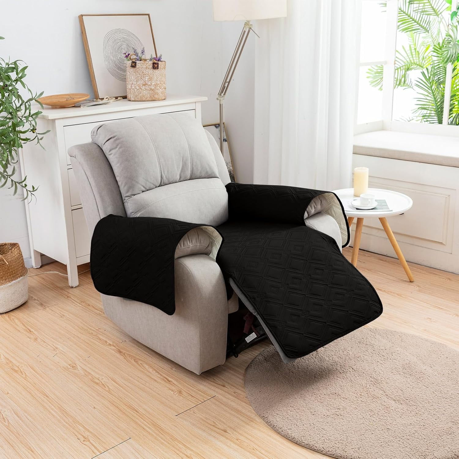 XUERUI-100% Waterproof Couch Arm Covers Set of 2, Armrest Covers for ...